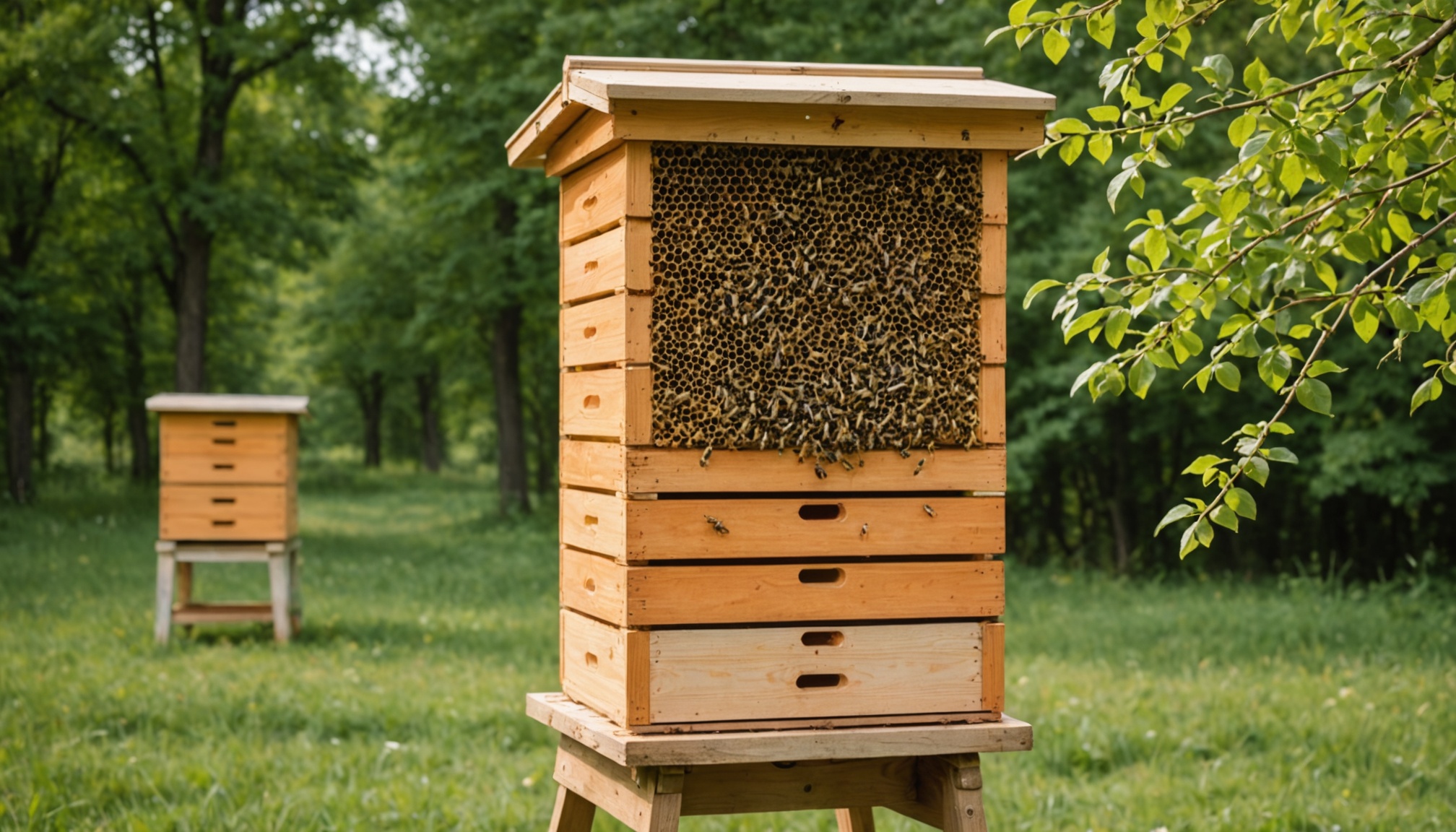Ruche Dadant avec 10 cadres : optez pour une apiculture réussie
